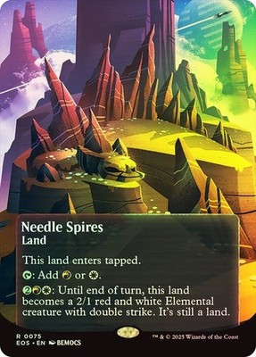 MTG - Needle Spires - Foil - Stellar Sights - Edge of Eternities ...
