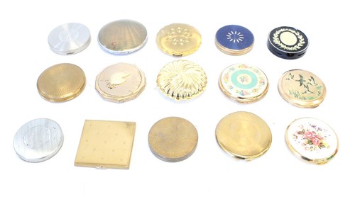 15x Vtg POWDER COMPACTS Inc Stratton, Elizabeth Arden, Margaret Rose ...