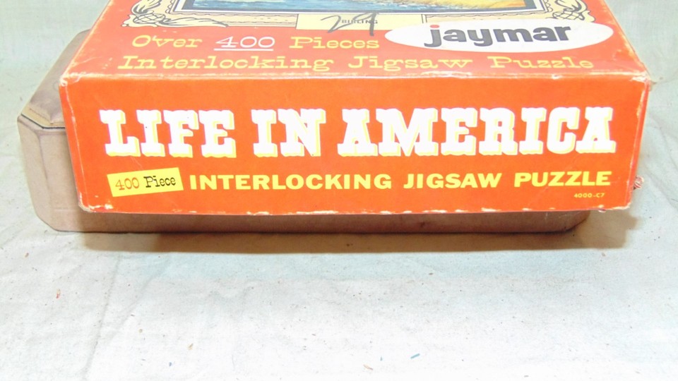 VINTAGE JAYMAR PUZZLE NO C7 LIFE IN AMERICA | eBay