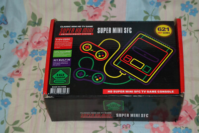 Boxed Super Mini SFC HDMI Classic Built-in 621 TV Games Console + 2 Controllers | eBay Australia