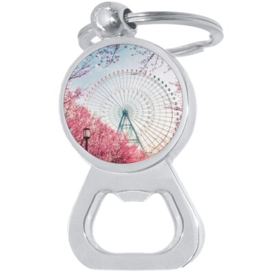 Ferris Wheel Bottle Opener Keychain - Metal Beer Bar Tool Key Ring | eBay