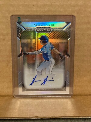 Sammy Siani 2019 Panini Prizm Draft Picks Silver Prizm Auto #53 | eBay