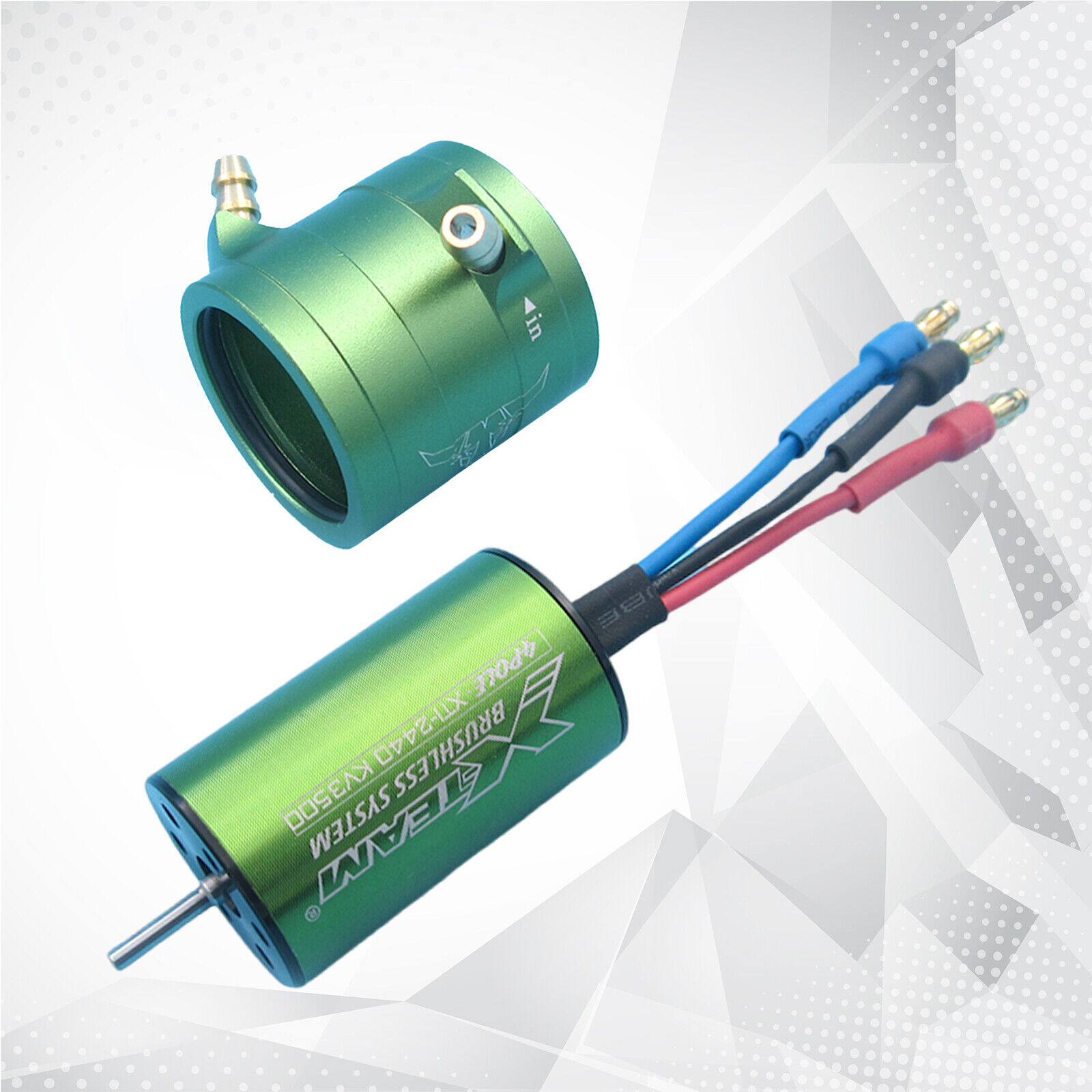 2440 KV3500 Water Cooling Brushless Motor 40A ESC for RC Boat Jet ...