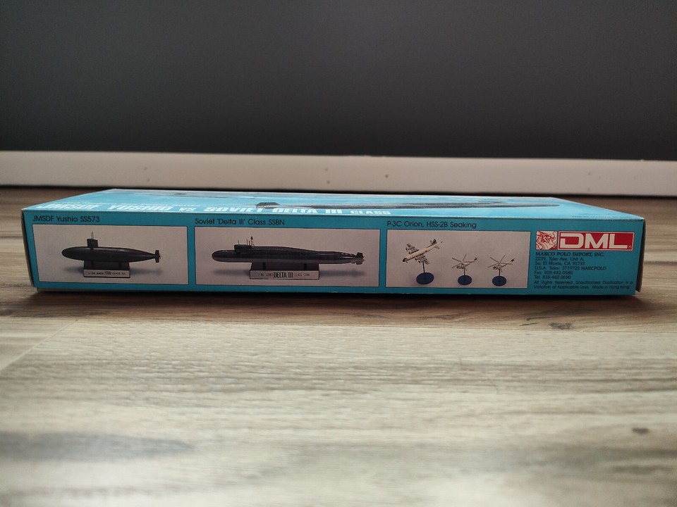 DML No. 7003 JMSDF Yushio vs Soviet Delta III Class 1:700 Scale Model ...