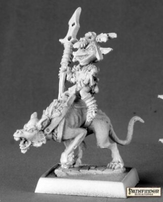 Reaper Pathfinder Miniatures 60014 GOBLIN COMMANDO ON DOG | eBay