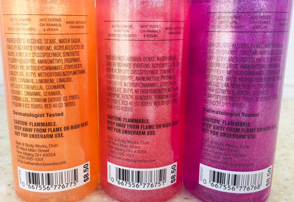 GHOUL FRIEND + PUMPKIN CARVING + VAMPIRE BLOOD Diamond Shimmer Mist 3oz ...