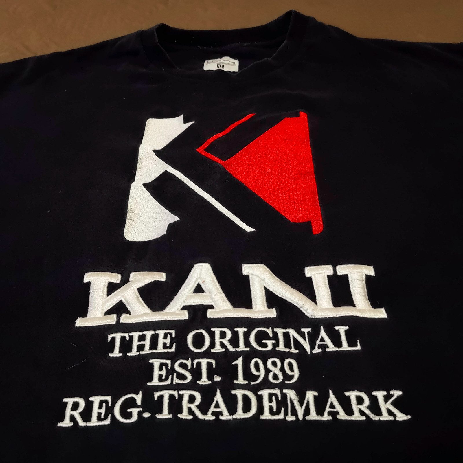 rare vintage Karl Kani t-shirt the original spell out hip hop rap 2pac ...