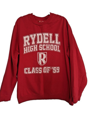 Rydell High School Funny Retro Grease Movie Dance Red Crewneck ...