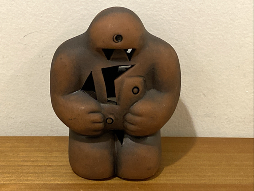 GOLEM Jewish Folklore Terracotta Souvenir from Prague Czech Republic 4. ...