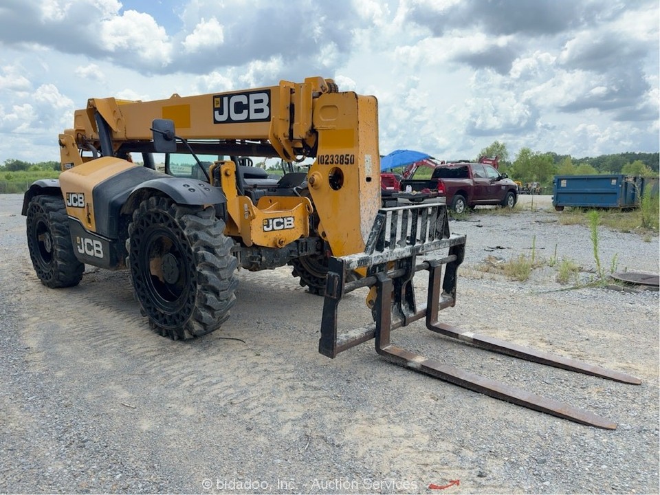 2018 JCB 509-42 42' 9,000lbs Telescopic Reach Forklift Telehandler ...