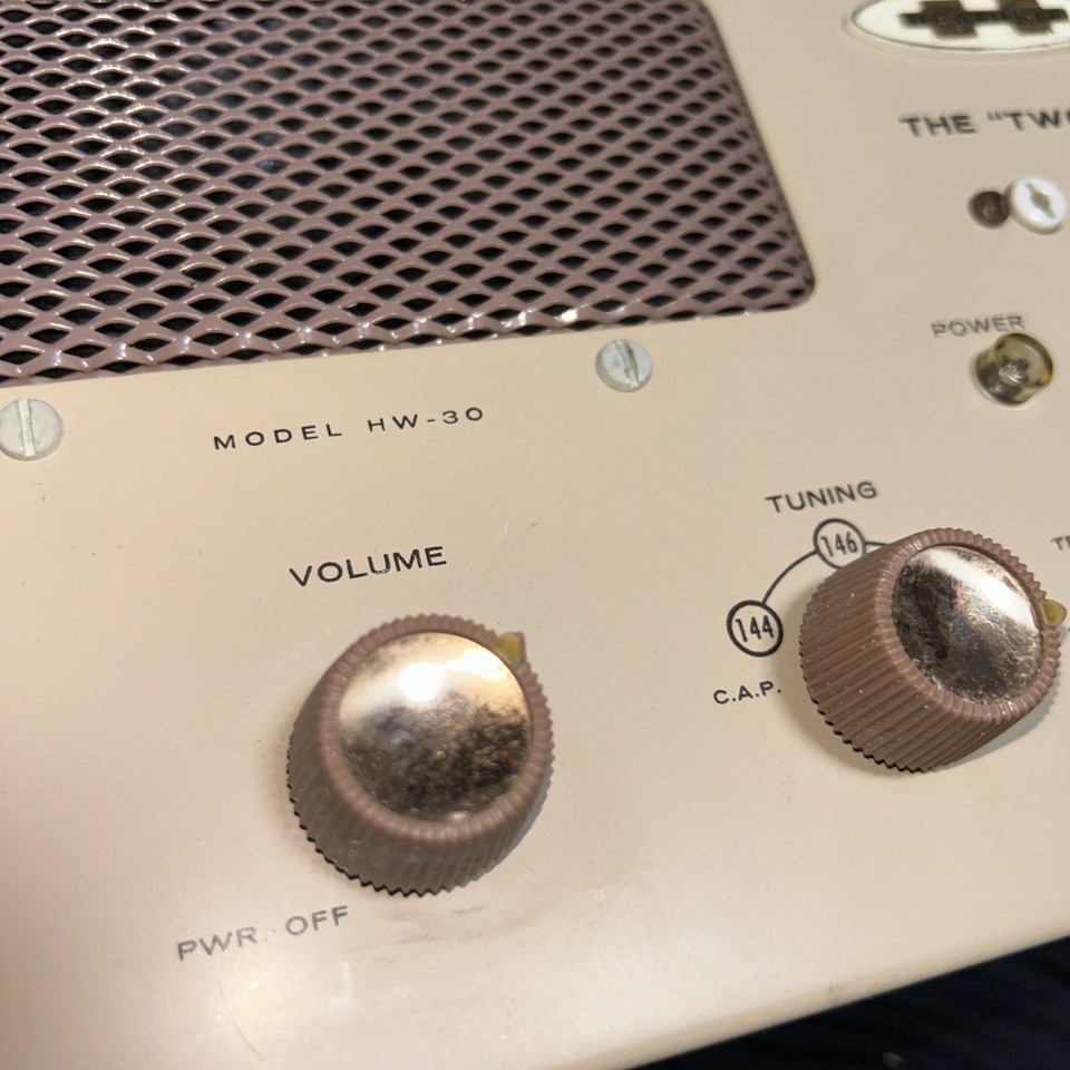 Heathkit HW-30 Lunchbox The Twoer 2 Meter Transceiver HAM Radio Amateur ...