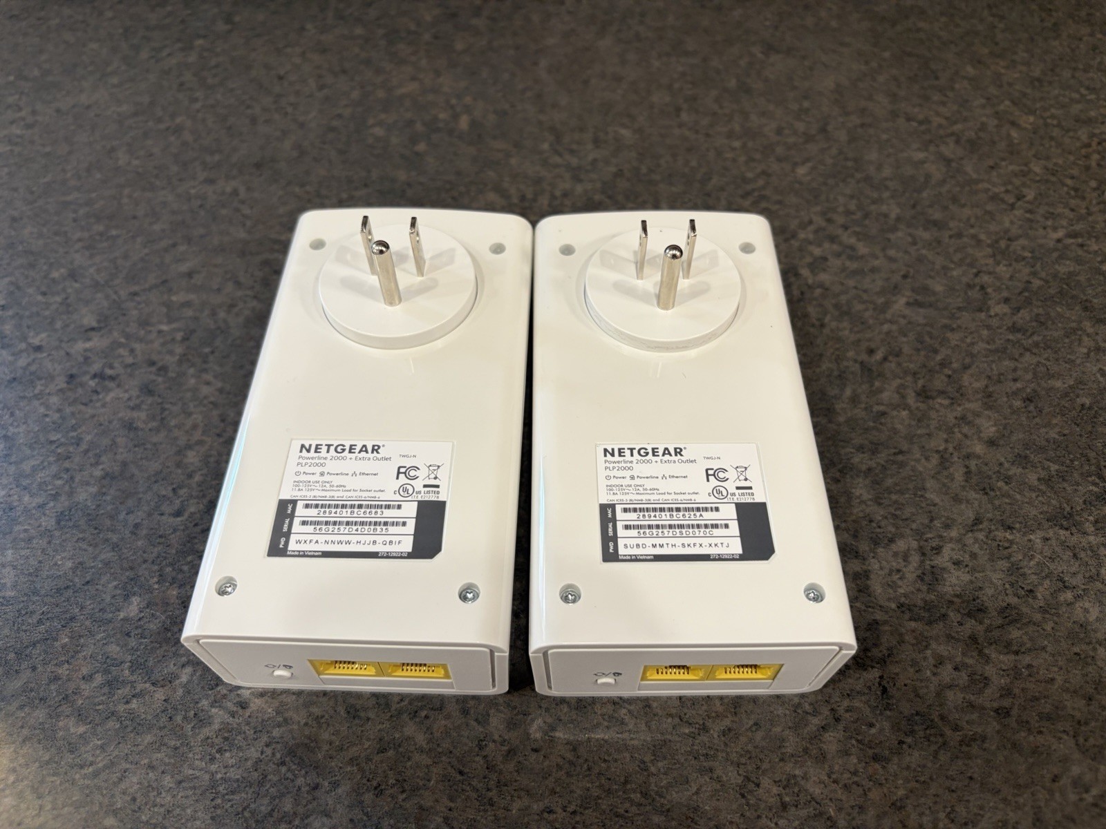 NETGEAR Powerline Adapter 2000 Mbps Gigabit Ethernet Ports - PLP2000 | eBay