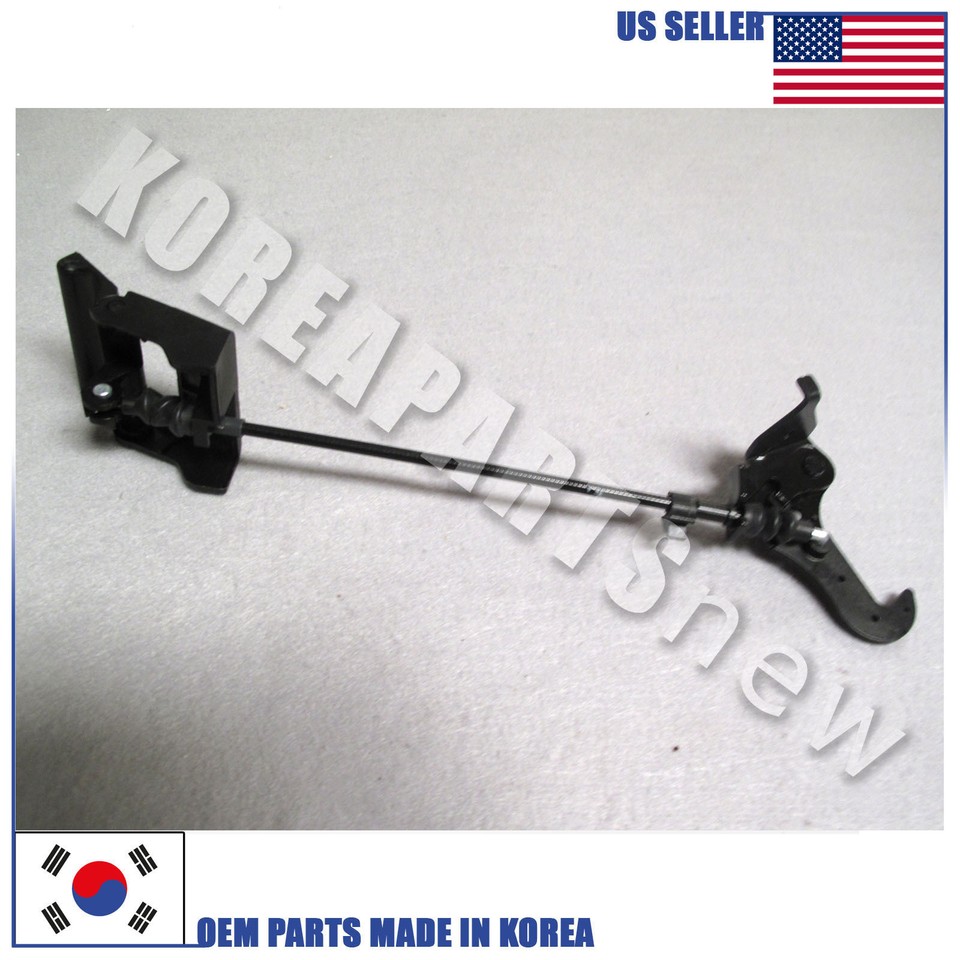 Hood Safety Catch Latch Lock ⭐GENUINE⭐ 811402W000 for Hyundai Santa Fe ...