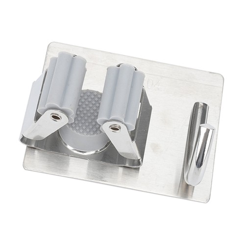 Mop Broom Holder Space Saving Punch Single Hook Mop Broom Rake Clip ...