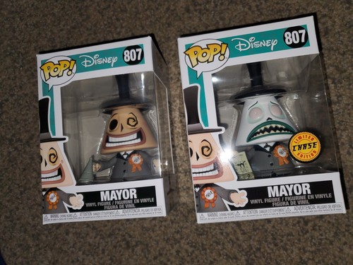 FUNKO POP MAYOR NIGHTMARE BEFORE CHRISTMAS DISNEY #807 CHASE LIMITED ...
