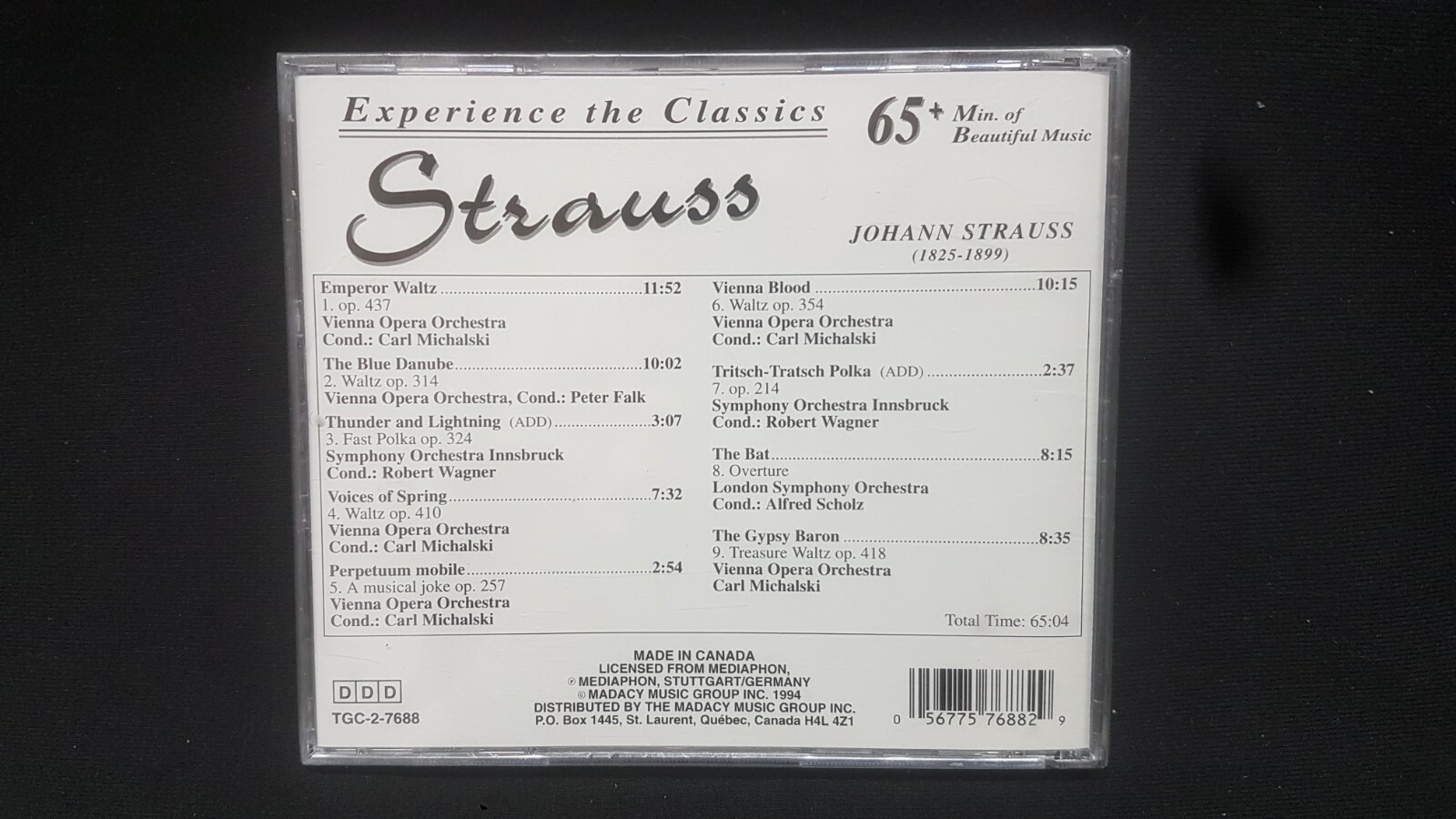 Experience the Classics: Strauss (CD, 1994, TGC) for sale online | eBay
