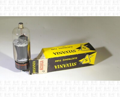 Sylvania 6CD6GA 6CD6 Vacuum Tube Made In USA NOS +Box | eBay