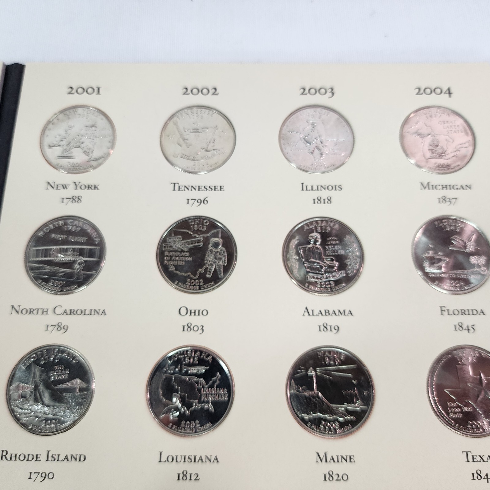 50 State Commemorative Quarters 1999-2008 Complete Set Philadelphia ...