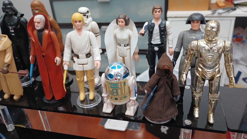 Star Wars 1st First 12 Action Figures Complete Vintage Kenner GMFG Hong ...