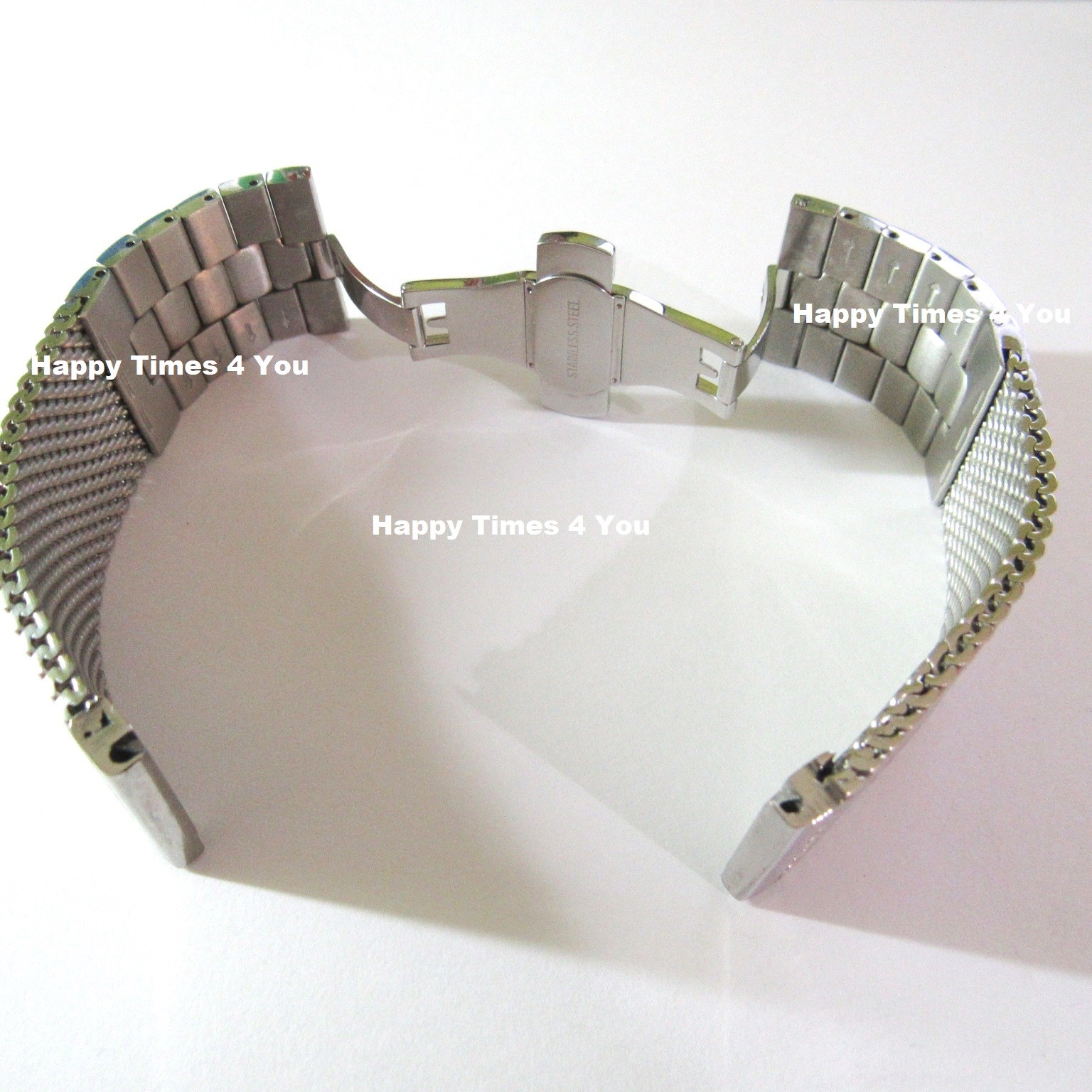 Solid Men's Mesh Stainless Steel Watch Band Strap Bracelet Bulova ...