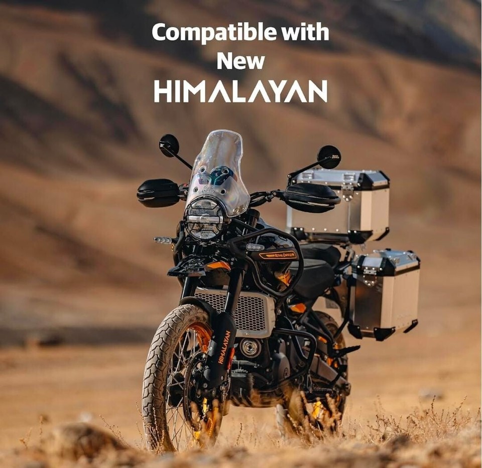 RALLY PROTECTION FIT Royal Enfield Himalayan 450 Engine Guard | Silver ...