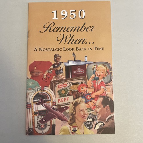 1950 Card Remember When ... A Look Back in Time Booklet | eBay
