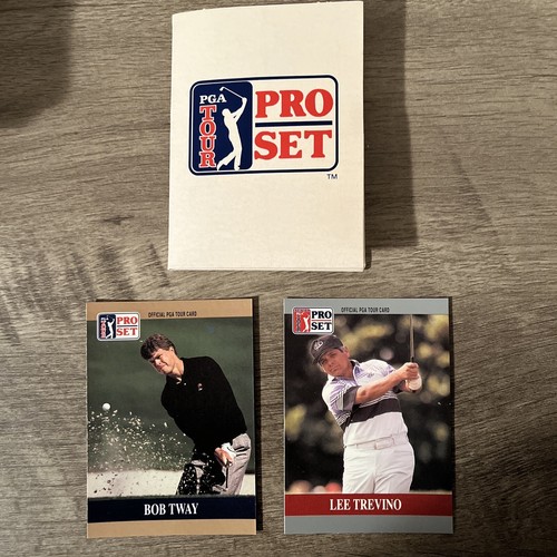 1990 Pro Set PGA Tour Partners Promo Set Lee Trevino & Bob Tway ...