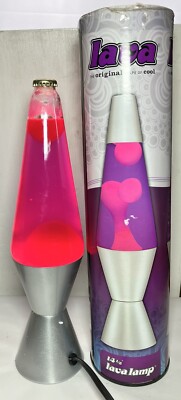Lava Lite 2009 14.5-Inch Lava Lamp Pink/red Classic Psychedelic Light ...