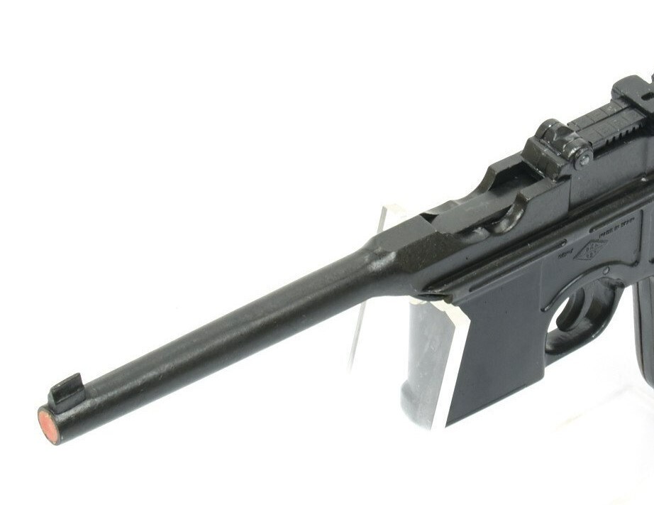 Denix 1896 Mauser C96 Non-Firing Pistol Prop Gun with Extended Shoulder ...