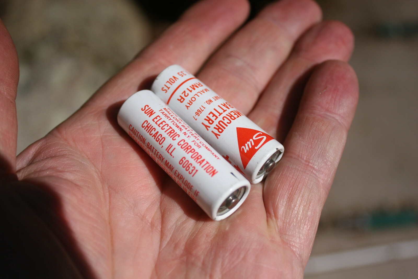 Sun Vintage EB Transmitter - 1.35v Mercury Battery Batteries - Mallory ...