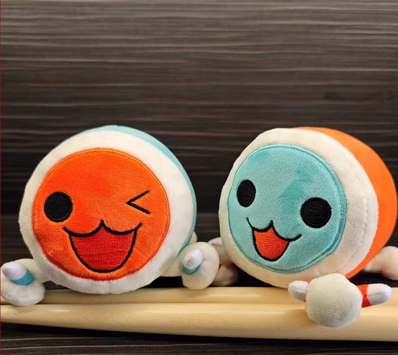 2Pcs/set Taiko No Tatsujin Drum Master Plush Toy Gift 15cm | eBay