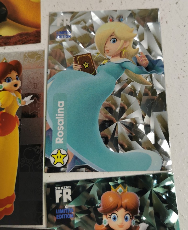 Super Mario Panini 50+ Trading Cards Job Lot Limited Edition Rosalina ...