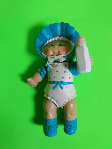 Vintage Mini/Small Cabbage Patch Baby with Bottle Figurine 1984 Made in ...