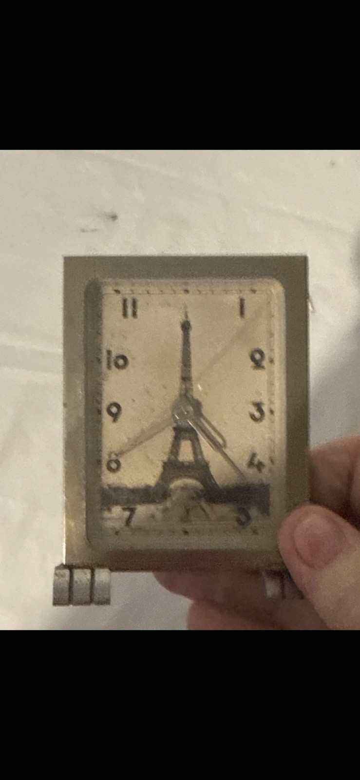 Vintage Eiffel Tower Desk Alarm Clock | eBay
