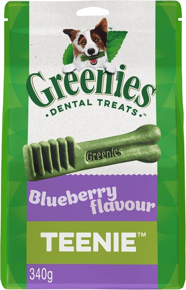 Blueberry Delight Teenie Dog Dental Sticks - Freshens Breath & Fights ...