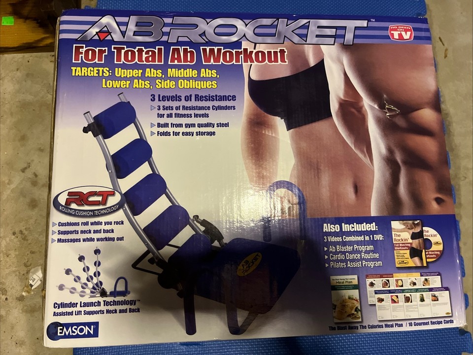 Original Ab Rocket Abdominal Trainer Core Strength Workout Rocker Home ...