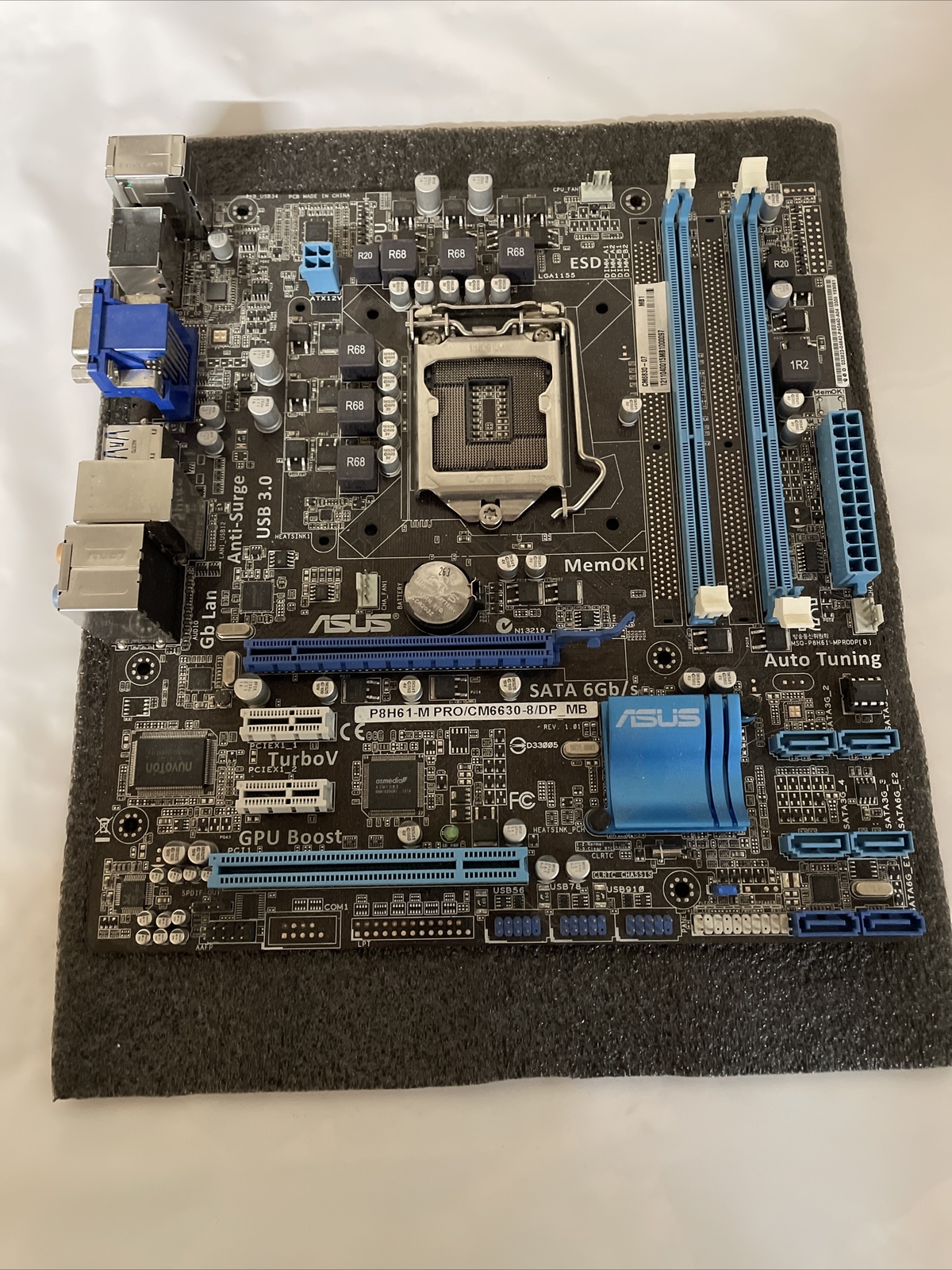 ASUS P8h61-m Pro/cm6630-8/dp MB VGA HDMI Ddr3 SDRAM LGA 1155 ...