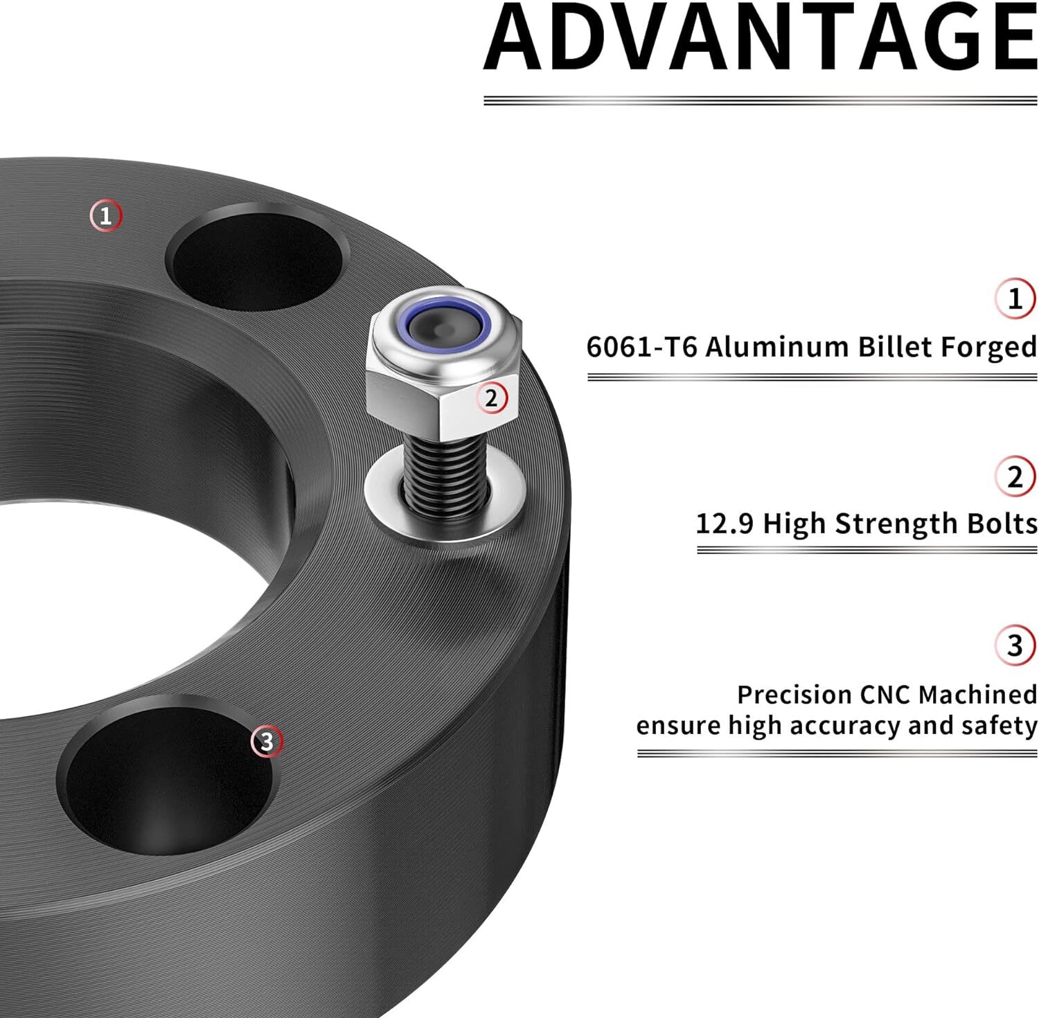 2.5' Front Ford Lift Kit Leveling Kit for | Grelly USA