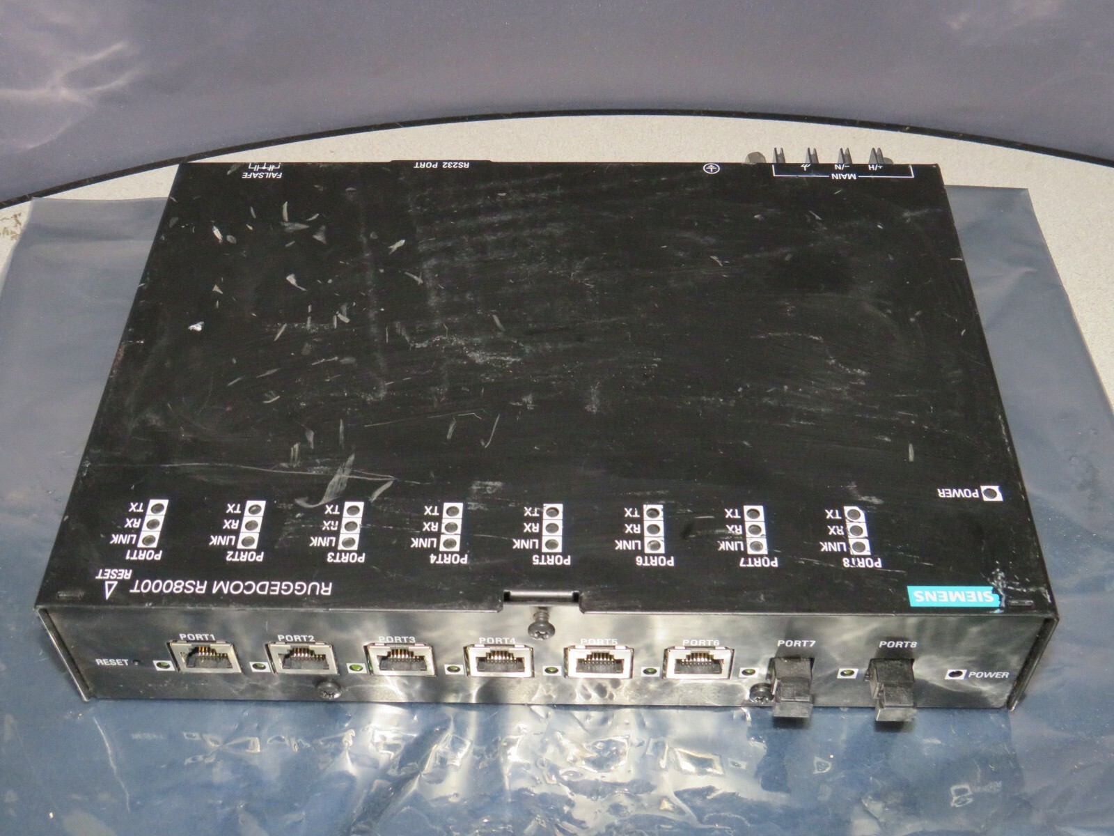 SIEMENS RUGGEDCOM RS8000T SIMATIC NET NETWORK SWITCH 6GK60800TS30MA0 ...