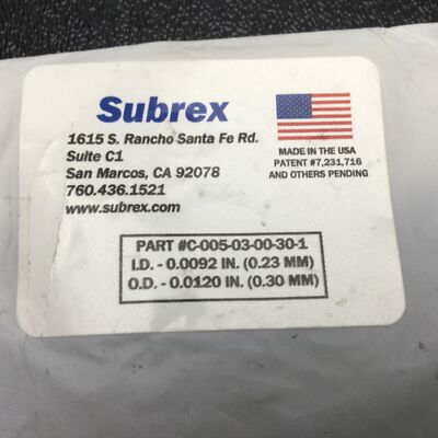 Lot Of 37 Subrex C-005-03-00-30-1 Standard Grade Precision Nozzle Cores ...