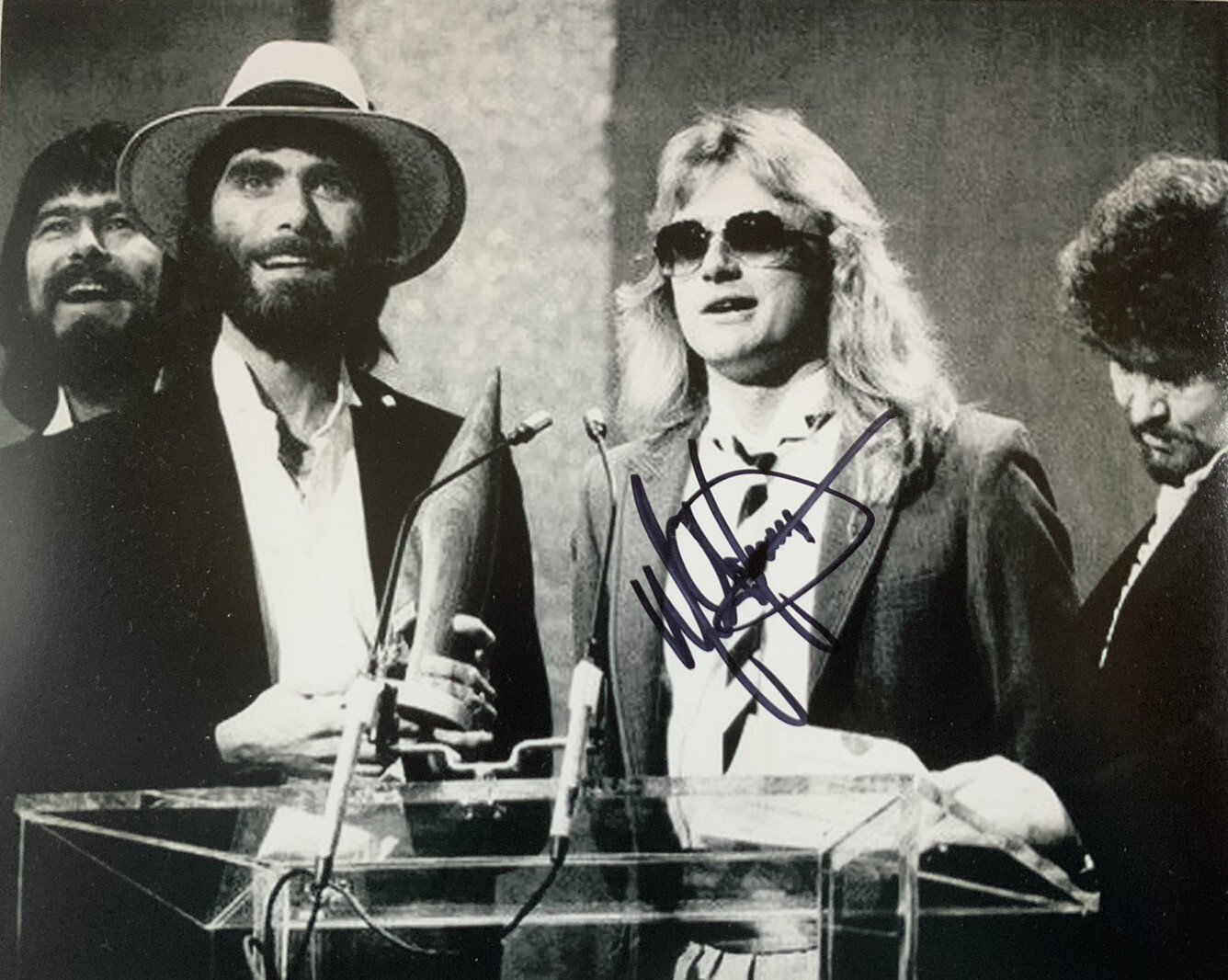 MARK HERNDON SIGNED 8x10 PHOTO ORIGINAL ALABAMA DRUMMER COUNTRY ...