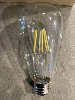 Oak Leaf Vintage LED Edison Light Bulbs - 6w, 700 Lumens, 5000k, 80 ...