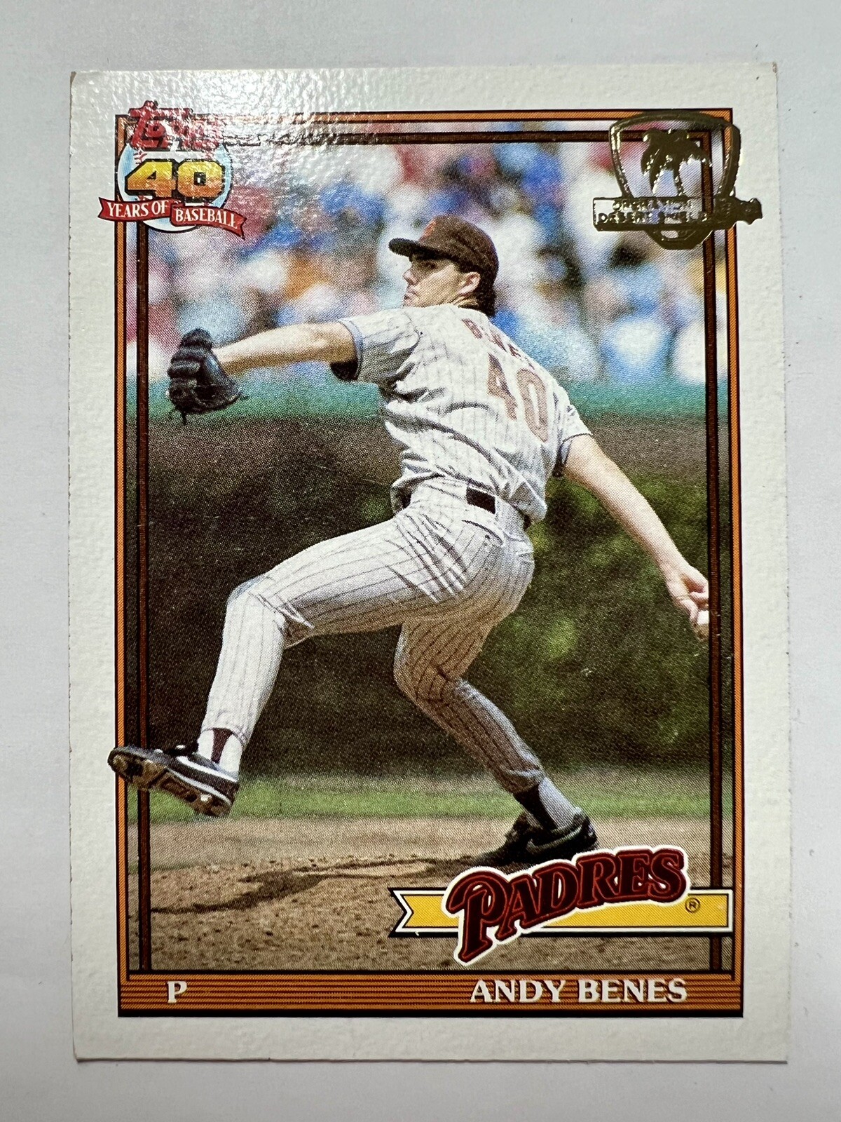 1991 Topps Andy Benes #307 Operation Desert Shield San Diego Padres | eBay