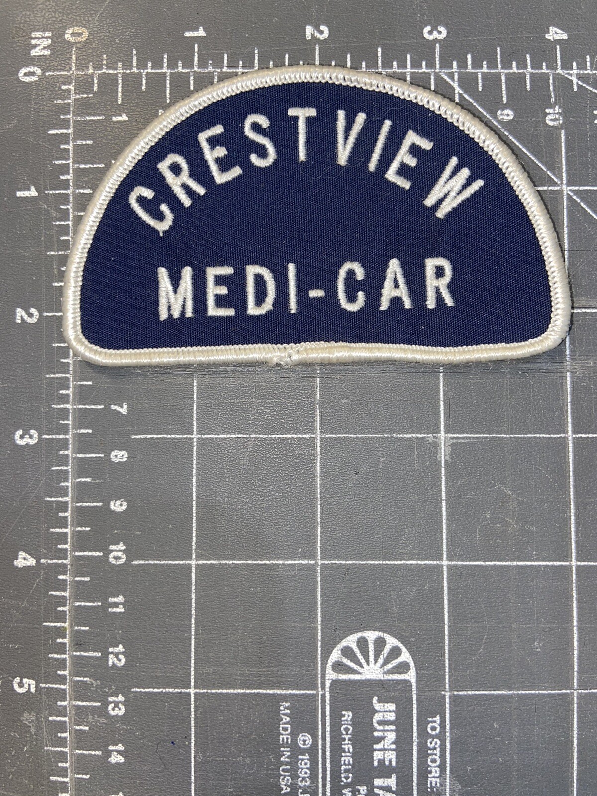 Vintage Crestview Medi-Car Patch Hospital Transportation Medi-Van ...