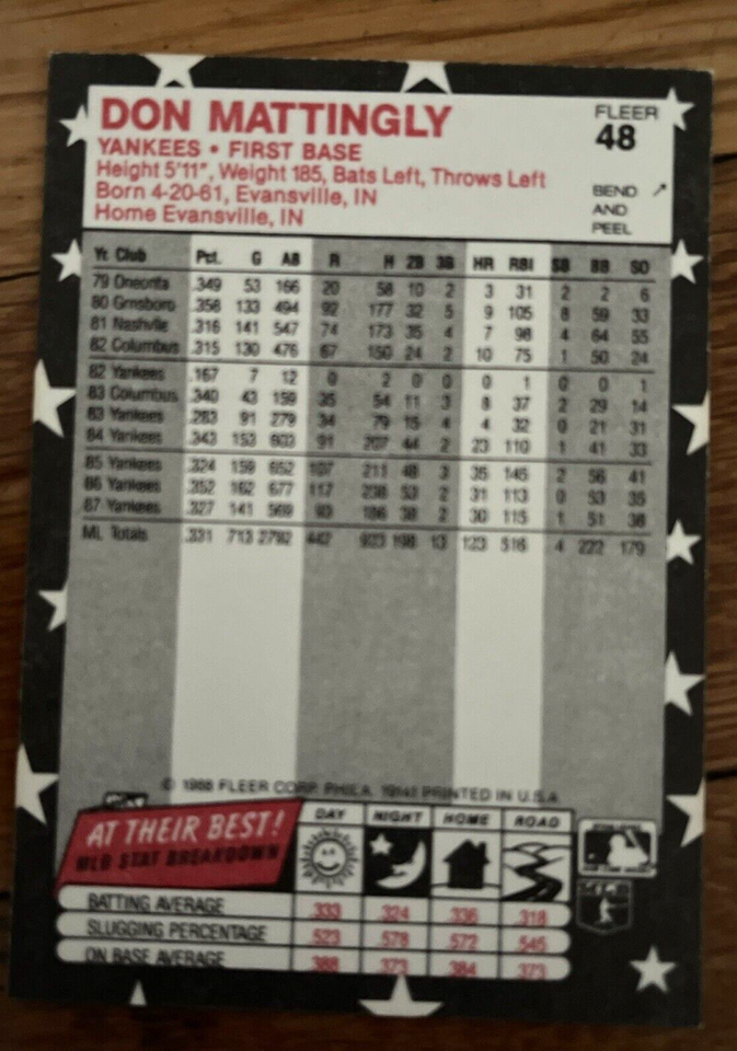 Don Mattingly Baseball Card Lot. 21 Different | eBay