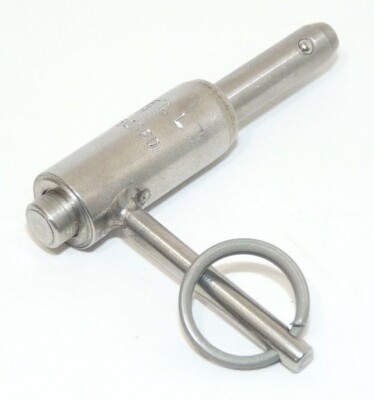 Lockwell NAS1334C5C06D Push Button Stainless Ball Lock Pin 1/4 D.6 in L ...