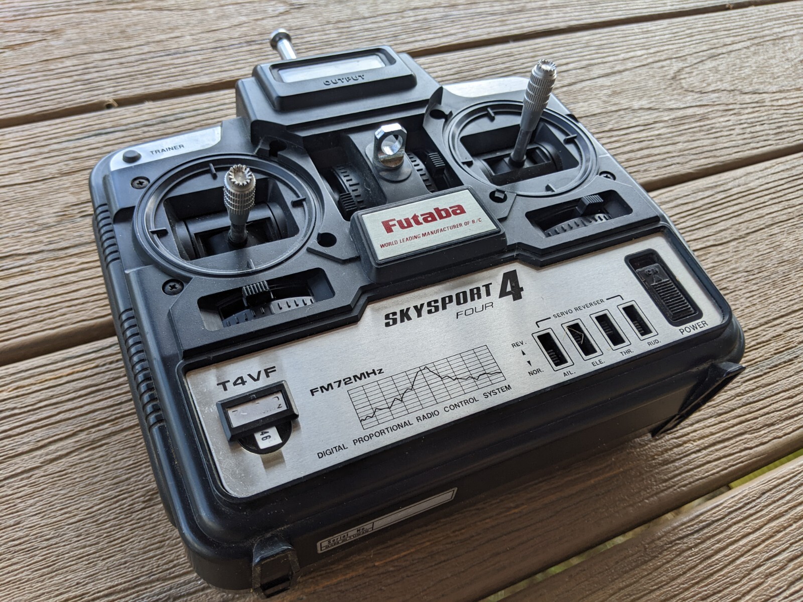 Vintage Futaba Skysport T4VF Black FM RC Transmitter | eBay