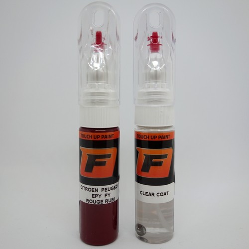 Touch up paint for CITROEN / PEUGEOT EPY / PY Rouge Rubi Pen Kit Brush ...