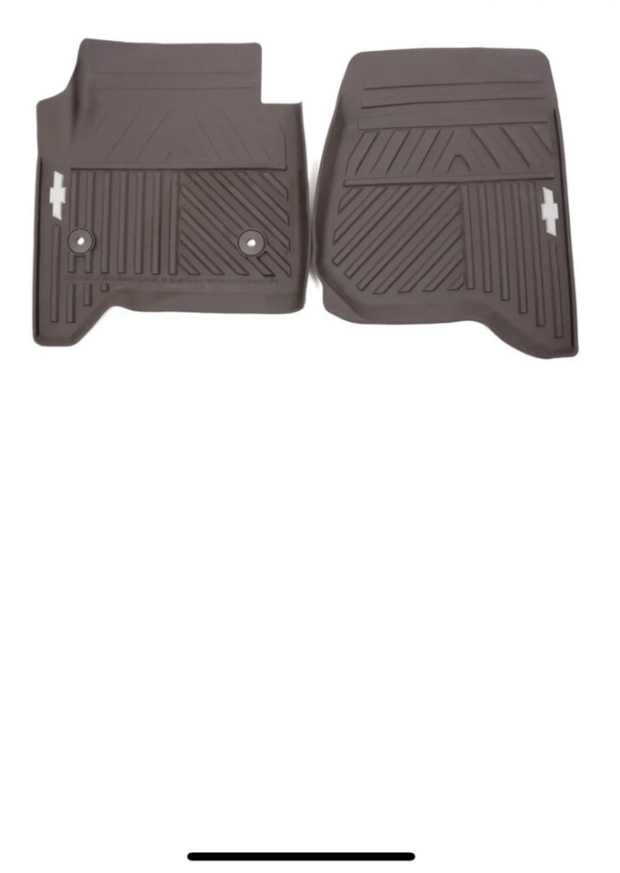 Genuine OEM 2014-2018 Chevrolet Silverado Cocoa Front All-Weather Mats ...