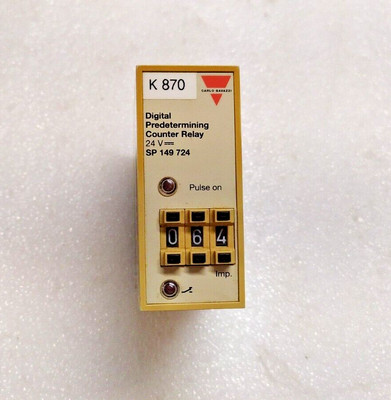 Counters - Predetermining Counter